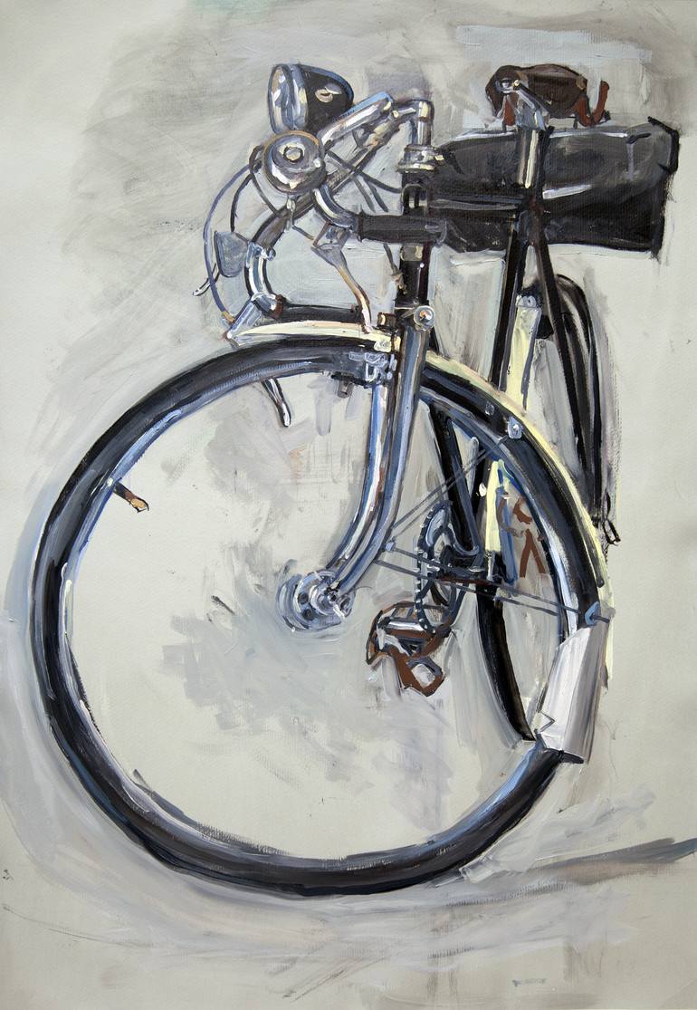 Bernard's Raleigh Record Ace Painting by Taliah Lempert | Saatchi Art