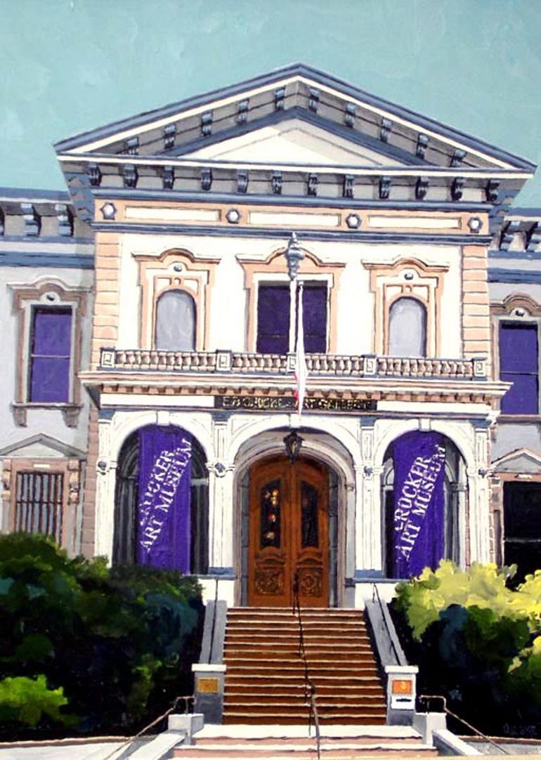 Crocker Art Museum, Sacramento Painting by Paul Guyer | Saatchi Art