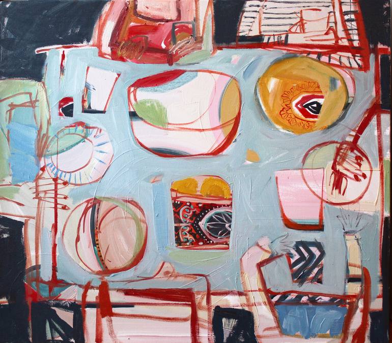 The Dinner Party V Painting by Anna Hymas | Saatchi Art