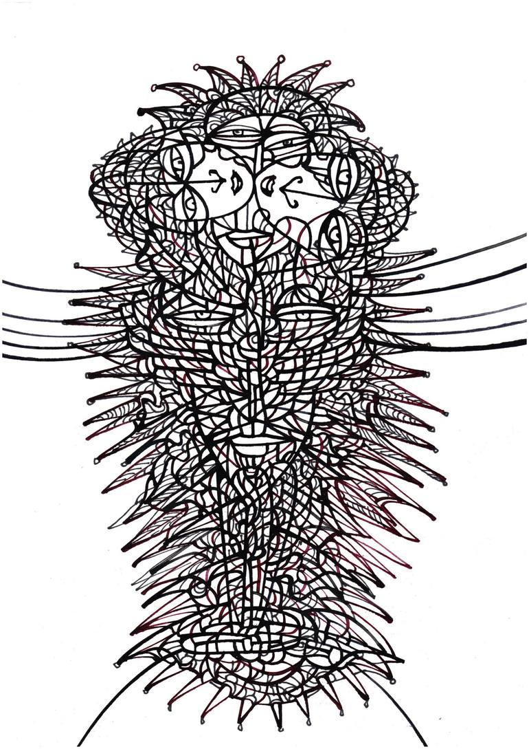 Corona Drawing by Ira Repey | Saatchi Art