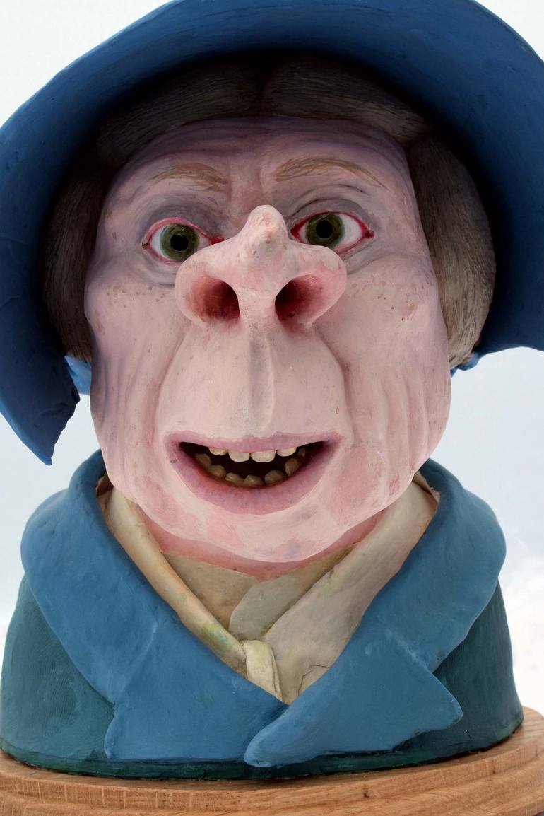 'Martha' Character Head Sculpture by Graham Hough | Saatchi Art