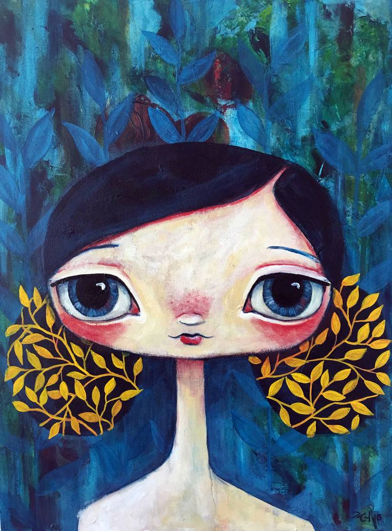 Mavis Painting by Paula Callejas | Saatchi Art