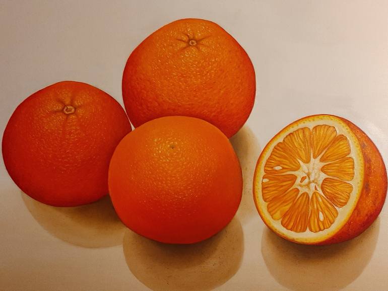 ORANGES Painting by Olga Formisano | Saatchi Art