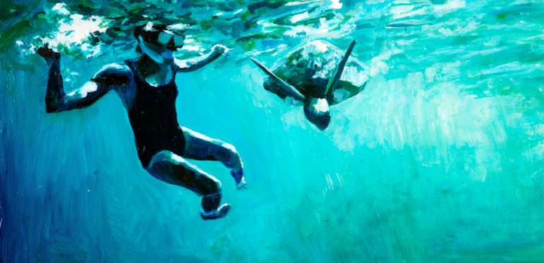 Quiet Wonder Painting by Sophie Hoad Halma | Saatchi Art