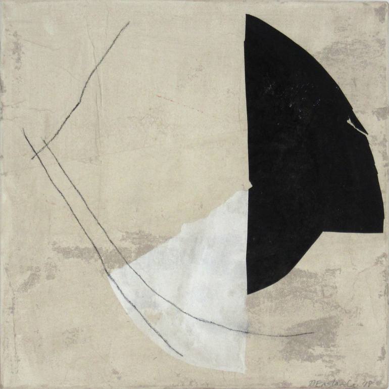 Taupe with White and Black I Painting by Diane Englander | Saatchi Art