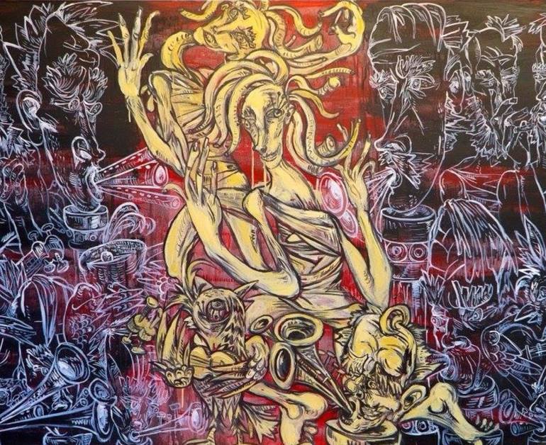 Dancers and Musicians Painting by Gary Mayer | Saatchi Art