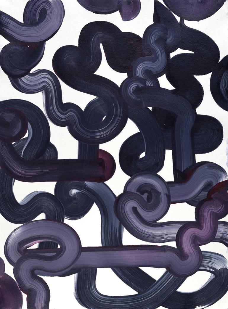 Interconnection Painting by Yeachin Tsai | Saatchi Art