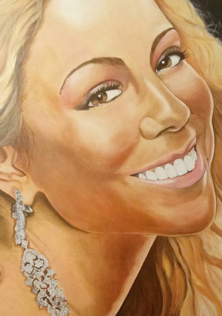 Mariah Carey Painting by Timothe Winstead | Saatchi Art