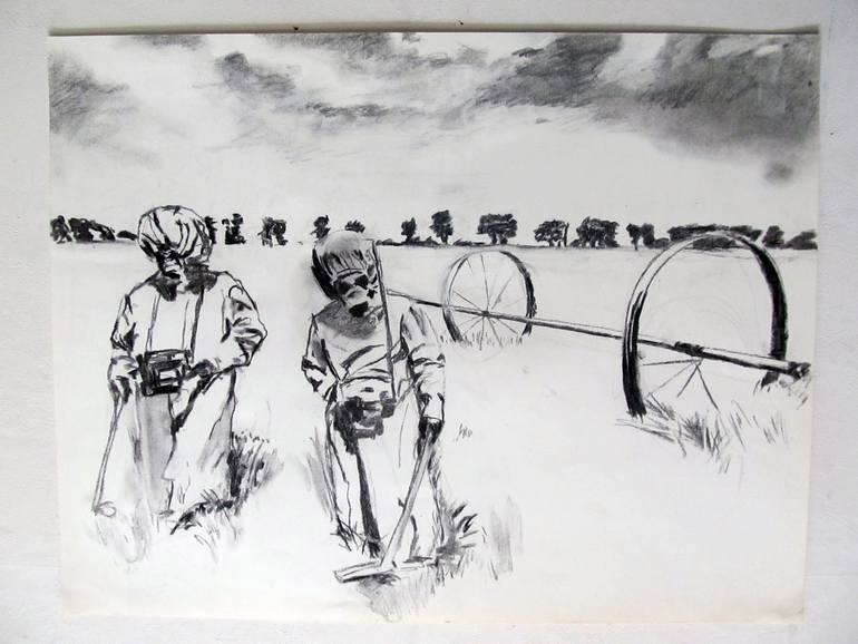 Chernobyl (sketch) Drawing by Marcel Ozymantra | Saatchi Art