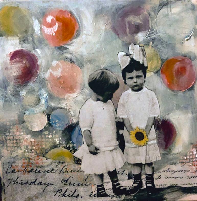 Precious Pair Painting by Karen Powell | Saatchi Art