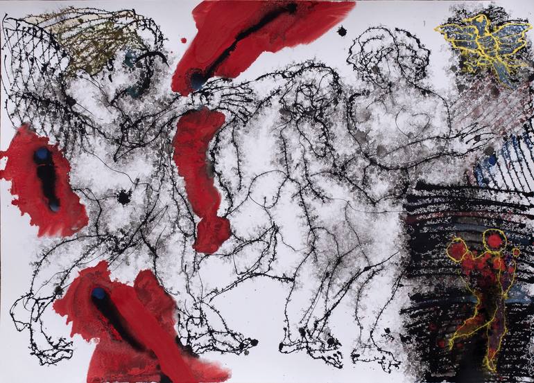 adios Drawing by Simon Krupin | Saatchi Art