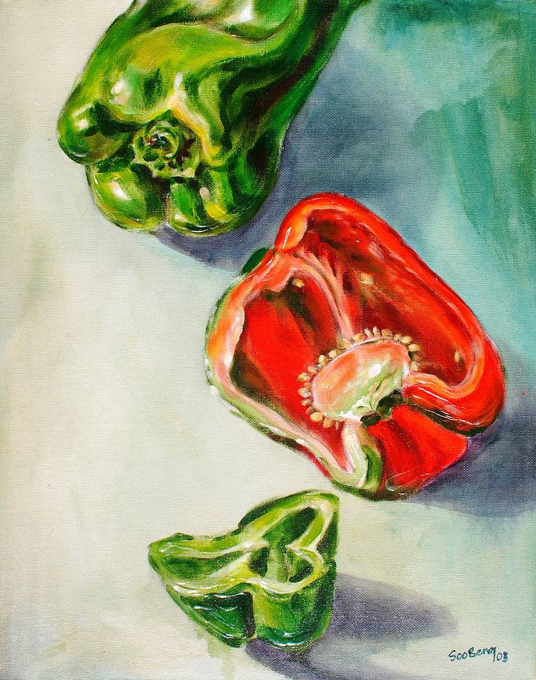 Capsicum Painting by Soo Beng Lim | Saatchi Art