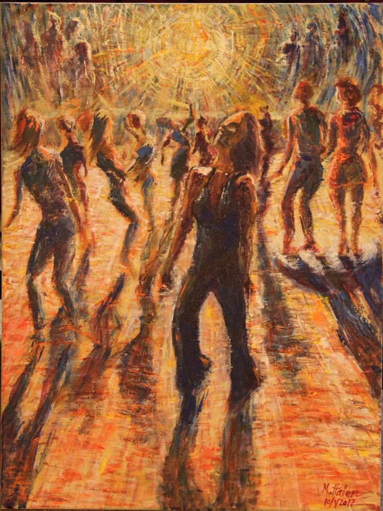 Dancing Girl Painting by Mike Halem | Saatchi Art