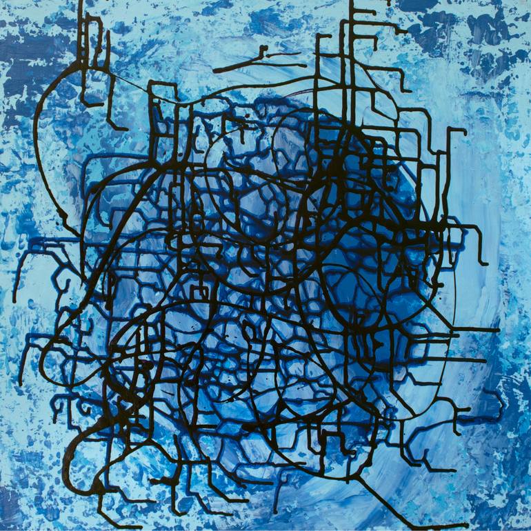 Vignette Painting by John Cline | Saatchi Art