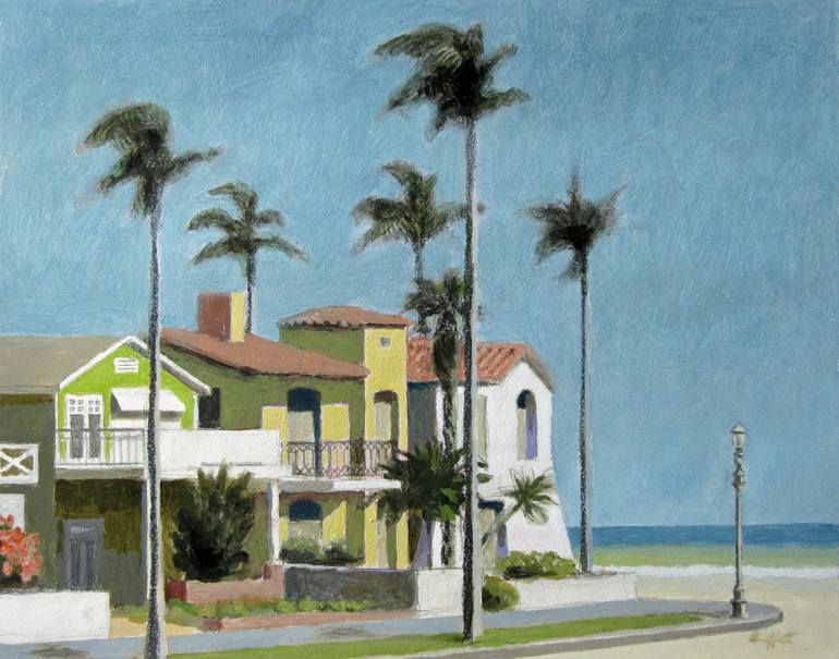 Beach Front Painting by William Buffett | Saatchi Art