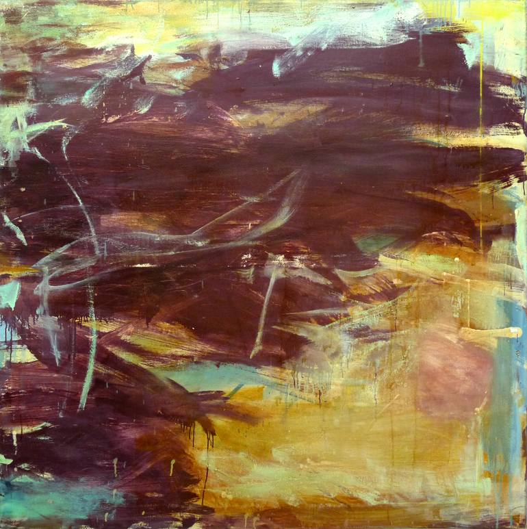 Morse Code Painting by Robin Feld | Saatchi Art