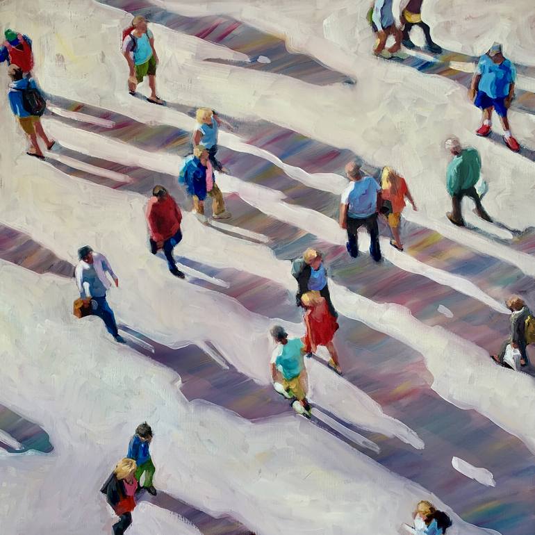 Keep on going Painting by Inge Dompas | Saatchi Art