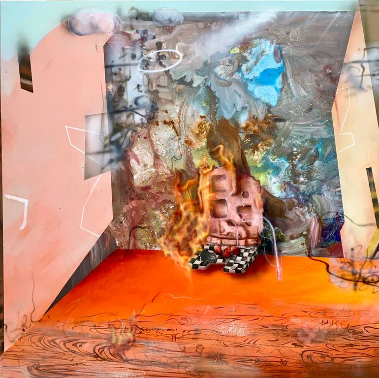 The Ordinary And The Divine IX - Altar Painting by Edith Torony ...