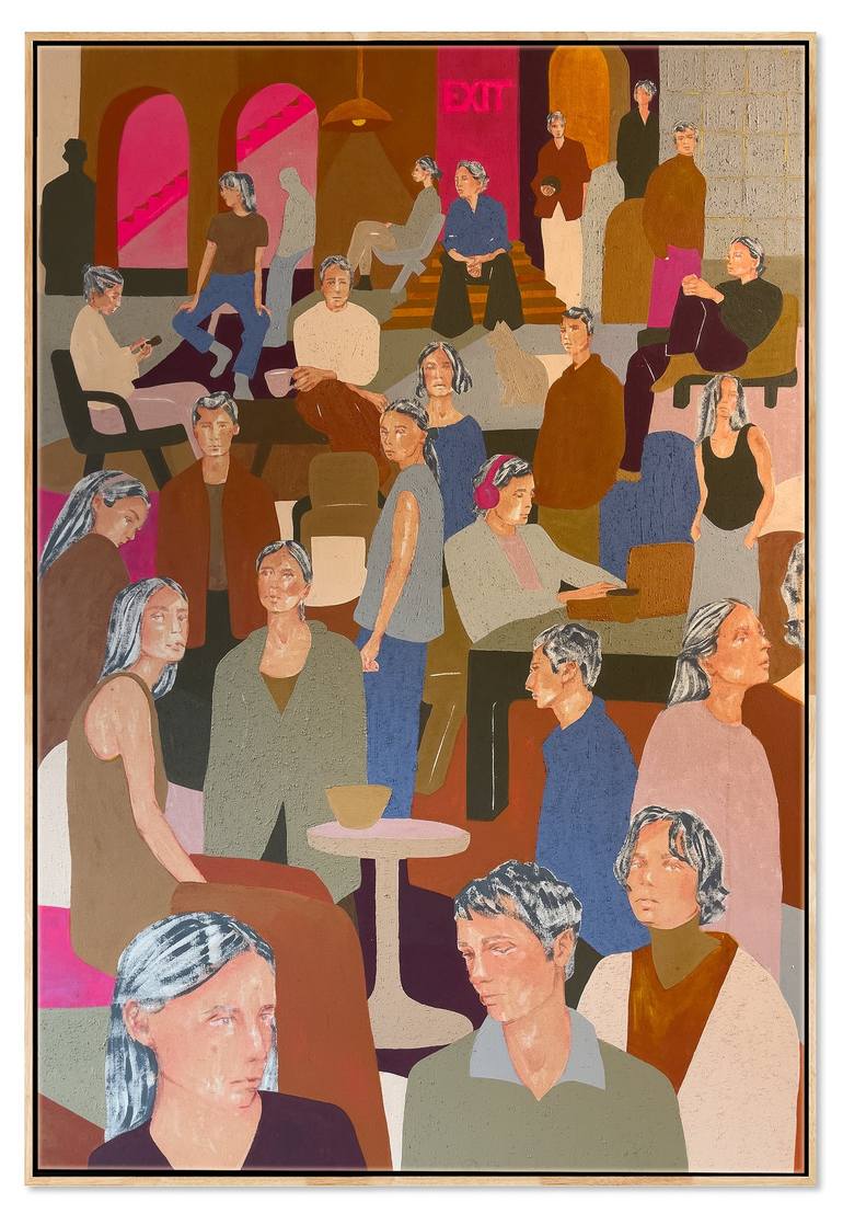 The Room No:237 Painting by Erna Ucar | Saatchi Art