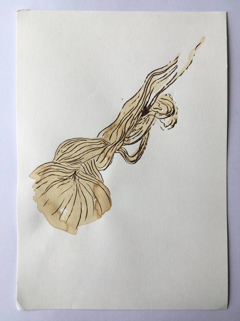 Braid Undone Painting by Maimuna Adam | Saatchi Art