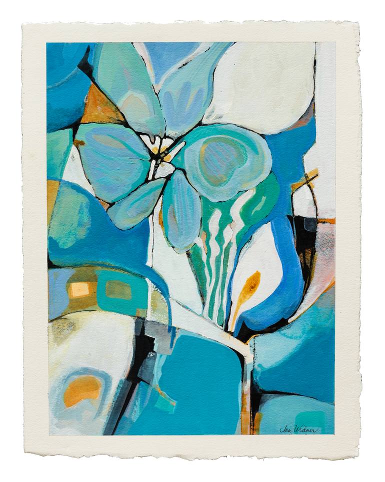 Summer Lily Painting by Jan Widner | Saatchi Art