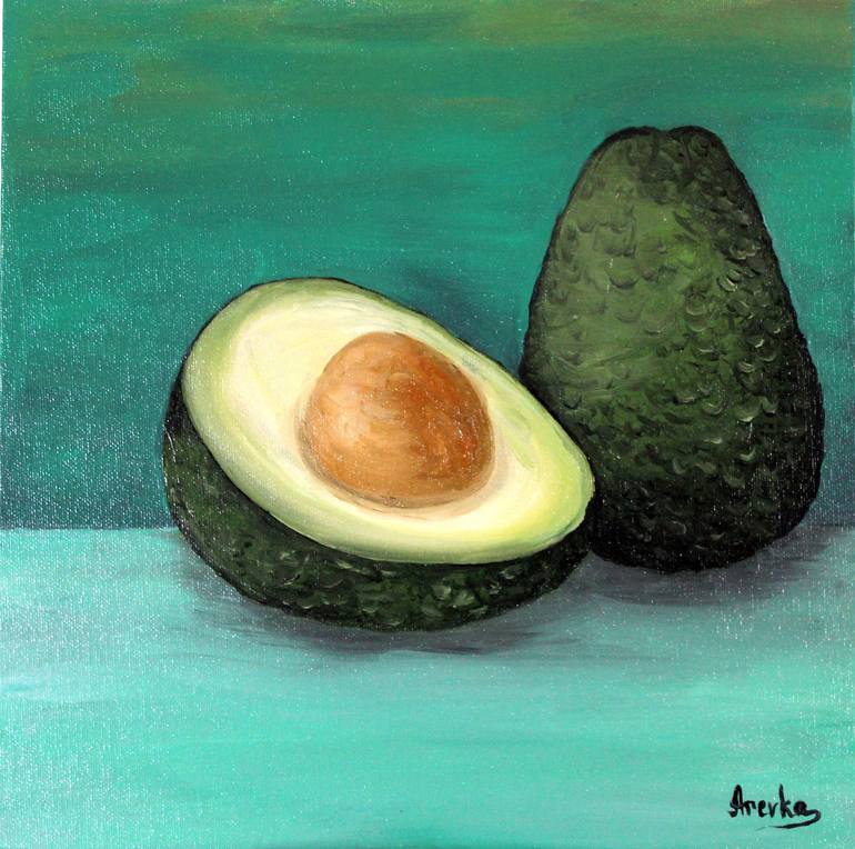Avocado Oil Painting Painting by Arevik Avetisyan | Saatchi Art