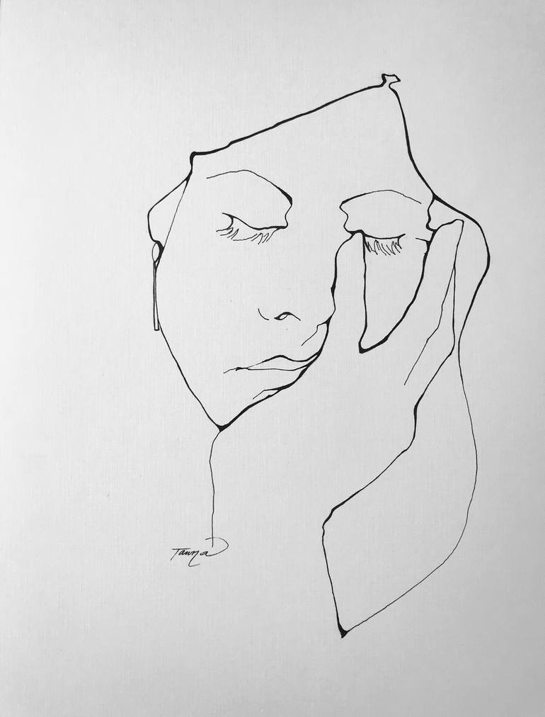 Doze Drawing by Tawna Allred | Saatchi Art
