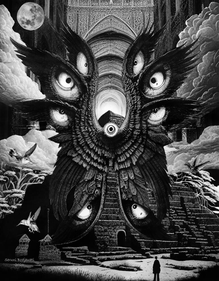 Seraphim Angel Mythology Spiritual Visions Iconography Painting by ...
