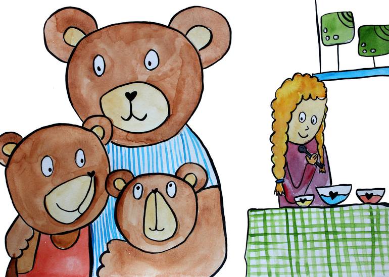 Goldilocks Painting by Joana Espiñal | Saatchi Art