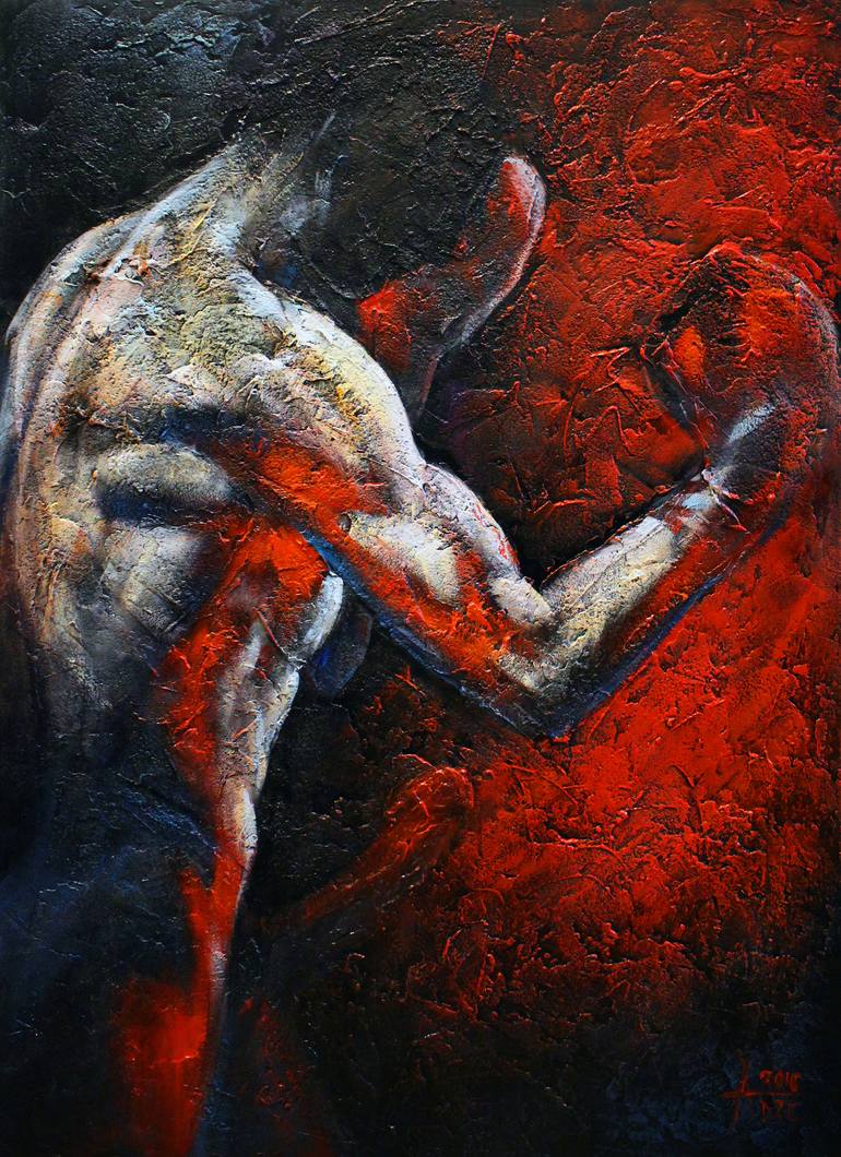 Anger (Ira) Painting by Alla Dzevaltovska | Saatchi Art