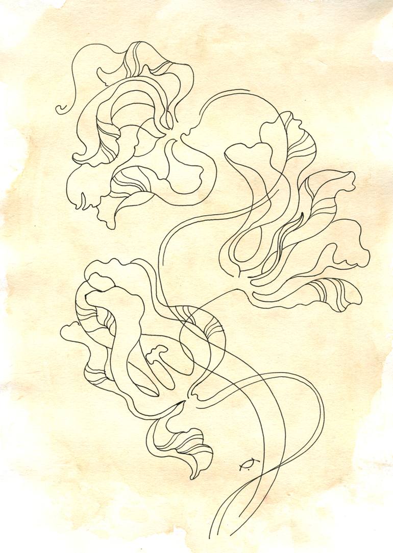 Three Graces. Drawing by Olga Bagina | Saatchi Art