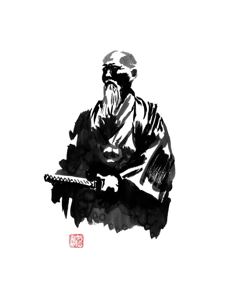 o sensei 03 Drawing by Pechane Sumie | Saatchi Art