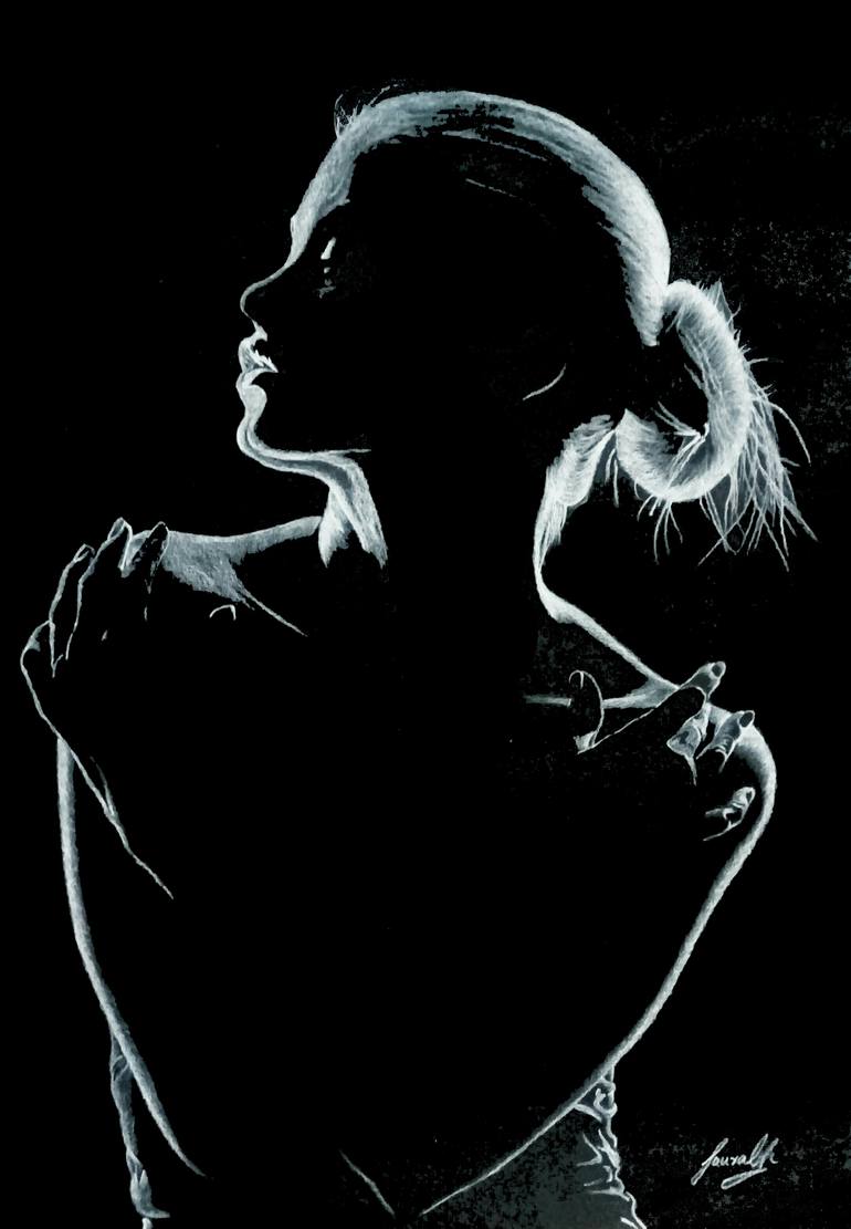 Loneliness Drawing by Saurabh Kumar | Saatchi Art