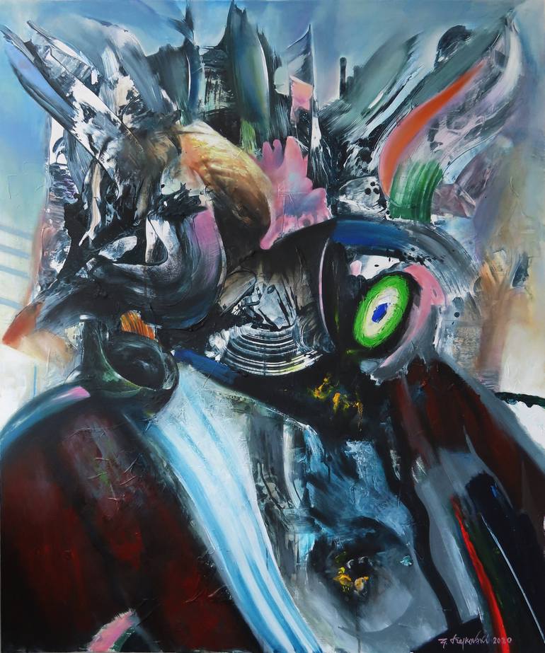 THE STORYTELLER Painting by Goce Trajkovski | Saatchi Art