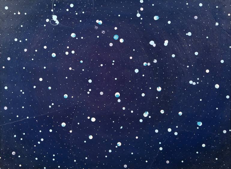 Starry sky Painting by Luca Zotti | Saatchi Art