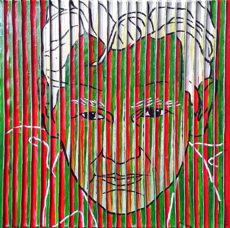 Julian Assange Painting by Rodolfo Crisafulli | Saatchi Art