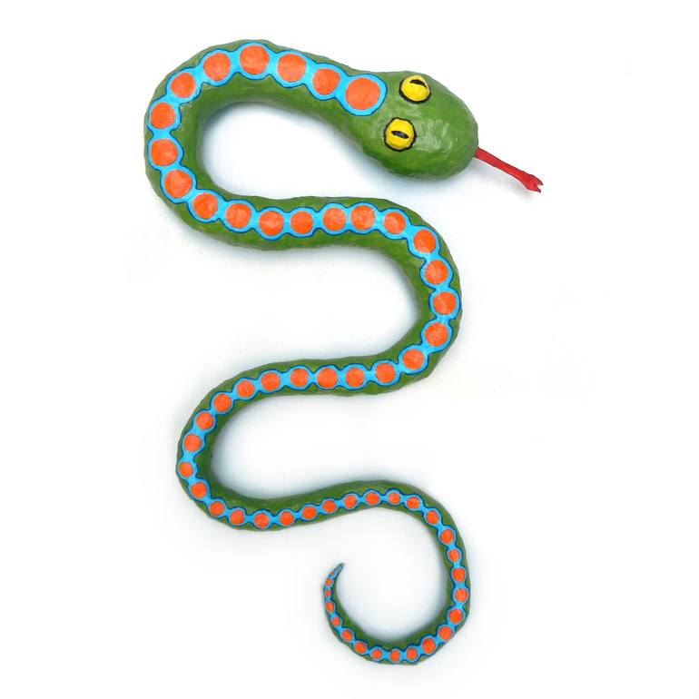 Wall Snake Sculpture by Jeffrey Fogg | Saatchi Art