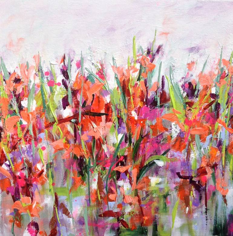 October Bloom Painting by Michelle Carolan | Saatchi Art