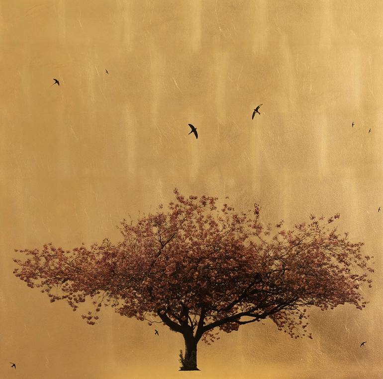 Prunus Serrulata In Excelsis X Mixed Media by Robert Pereira Hind ...