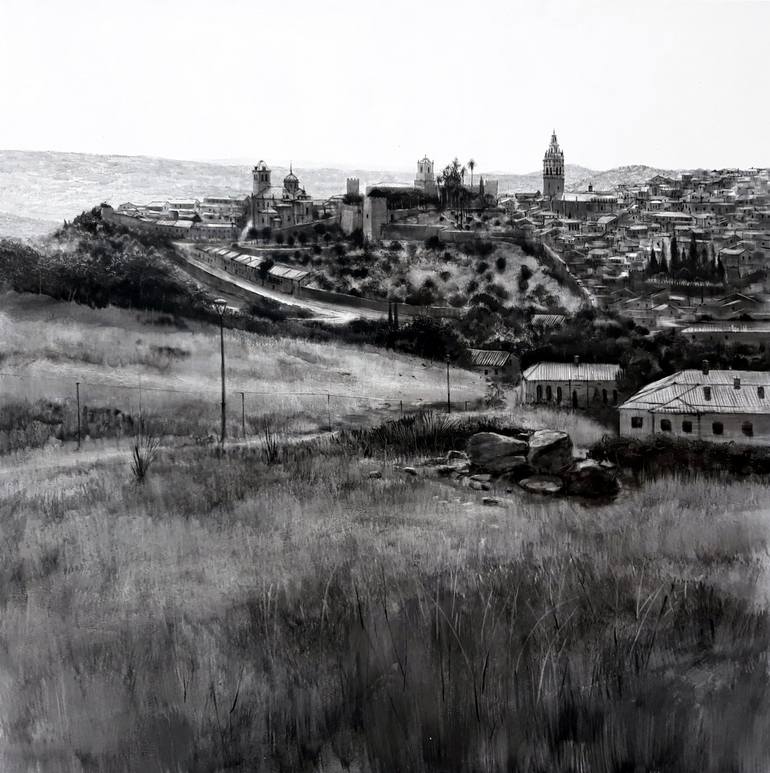 Jerez de los Caballeros. Painting by Rafael Carrascal Garcia | Saatchi Art