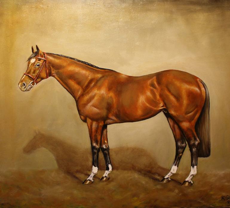 Frankel Painting by Birgit Schnapp | Saatchi Art