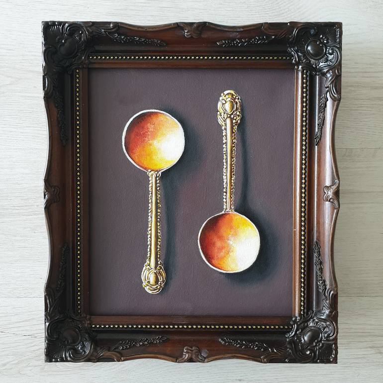 Sun Spoon Painting by Michelle Mc Goldrick | Saatchi Art
