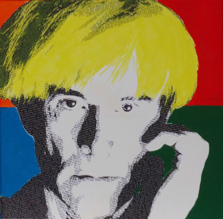 Literally Andy Warhol Collage by Gary Hogben | Saatchi Art