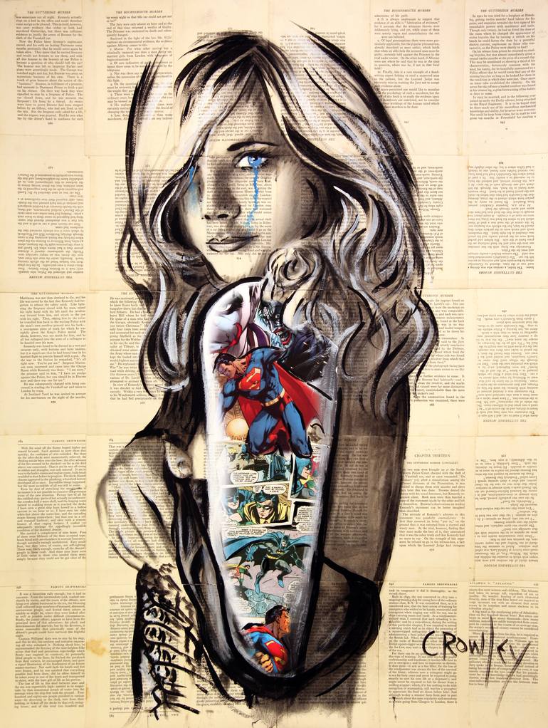 strength and weakness Painting by Darren Crowley | Saatchi Art