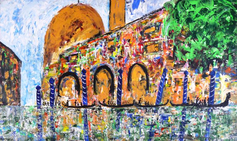 Colours of Venice by Ted Stourton Painting by Ted Stourton | Saatchi Art