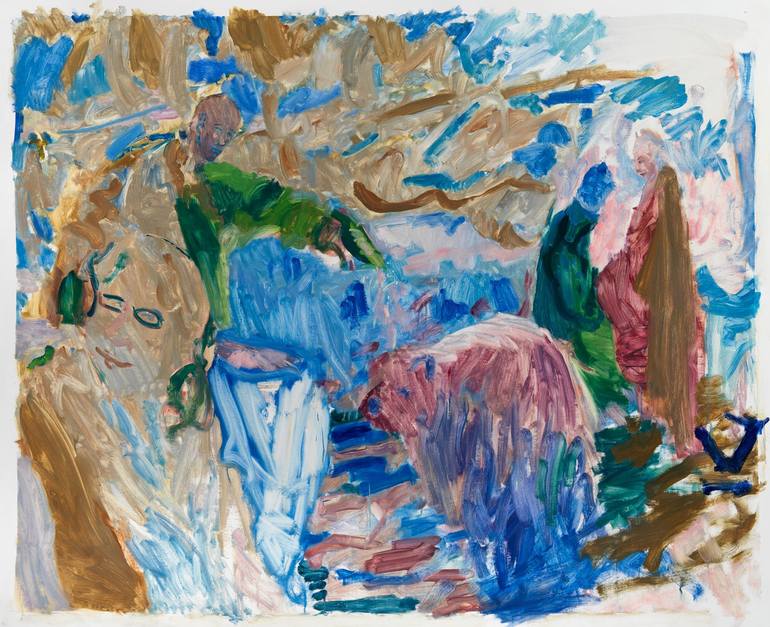 Street Salter (Looking out for friends) Painting by Kevin Stuart ...