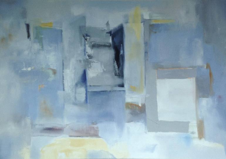 Aerogramme Painting by Mary Romer Greenfield | Saatchi Art