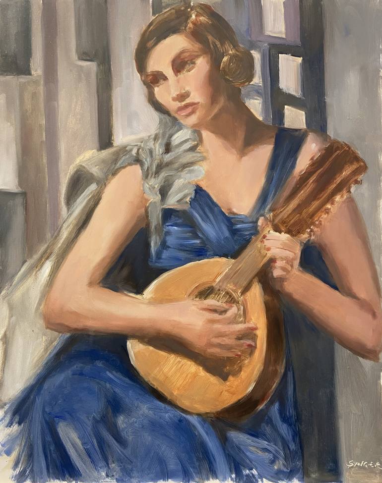 Rock Star Painting by Leslie Singer | Saatchi Art