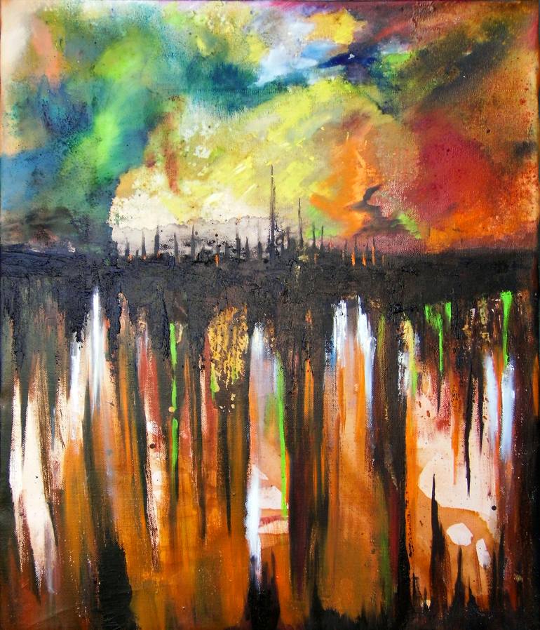 Unknown places Painting by Irene Russo | Saatchi Art