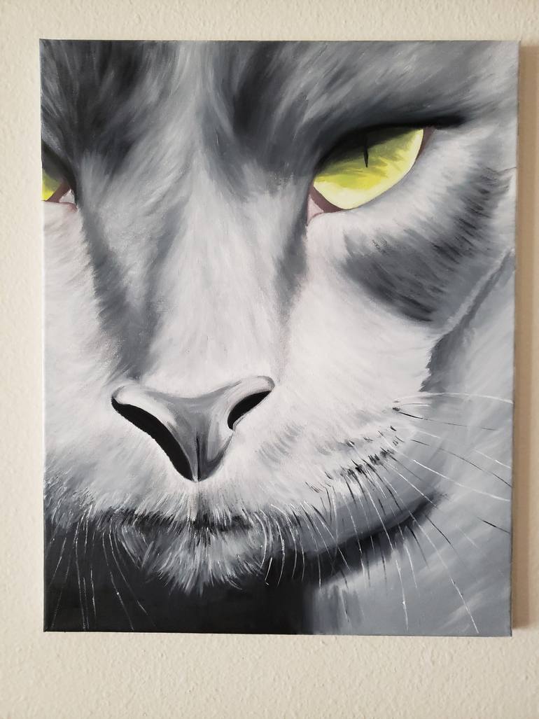 Russian Blue Painting by Elena Kokorina | Saatchi Art